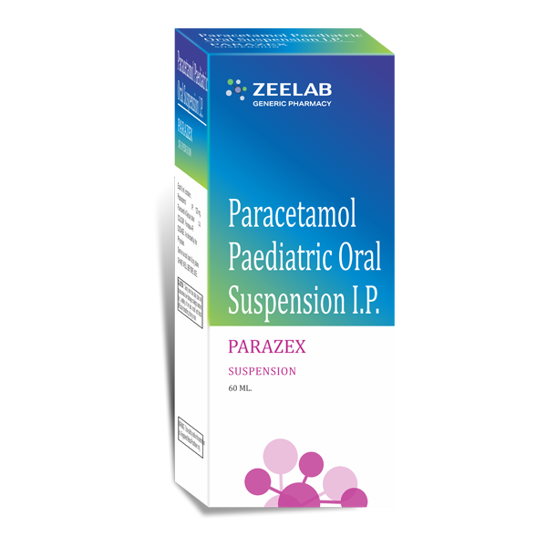 Parazex Pediatric Paracetamol Oral Suspension - Uses, Price, benefits