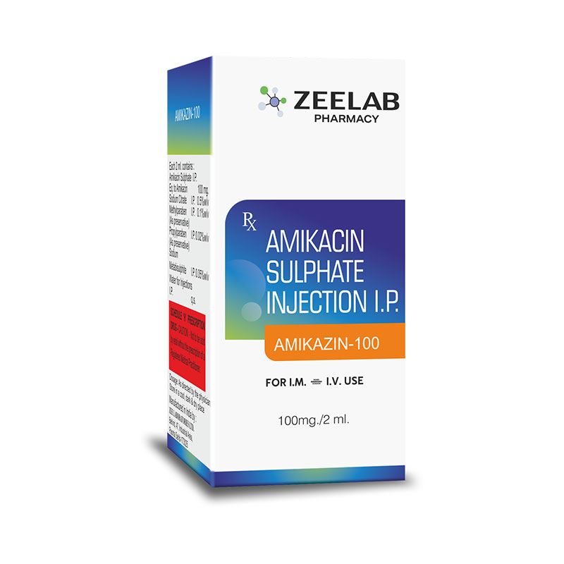 Amikazin 100 Antibiotic Injection - Price, Uses, Benefits, Side Effects