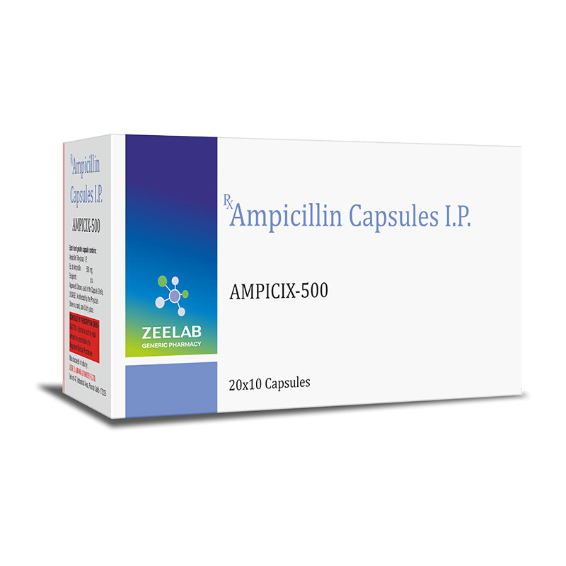 Ampicix 500 Antibiotic Capsule - Price, Uses, Benefits, Side Effects