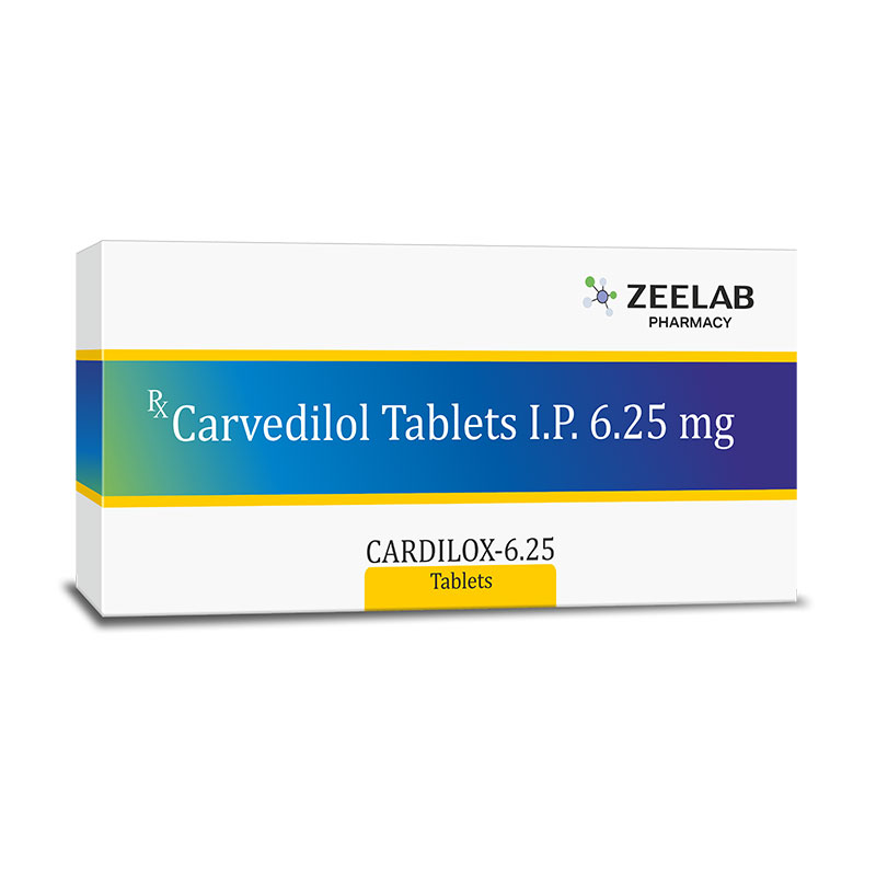 Buy Cardilox-6.25 Tablet | Medicine for High Blood Pressure and Chest ...