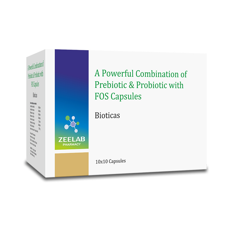 Buy Bioticas Capsule Online at the lowest price in India - ZEELAB Pharmacy