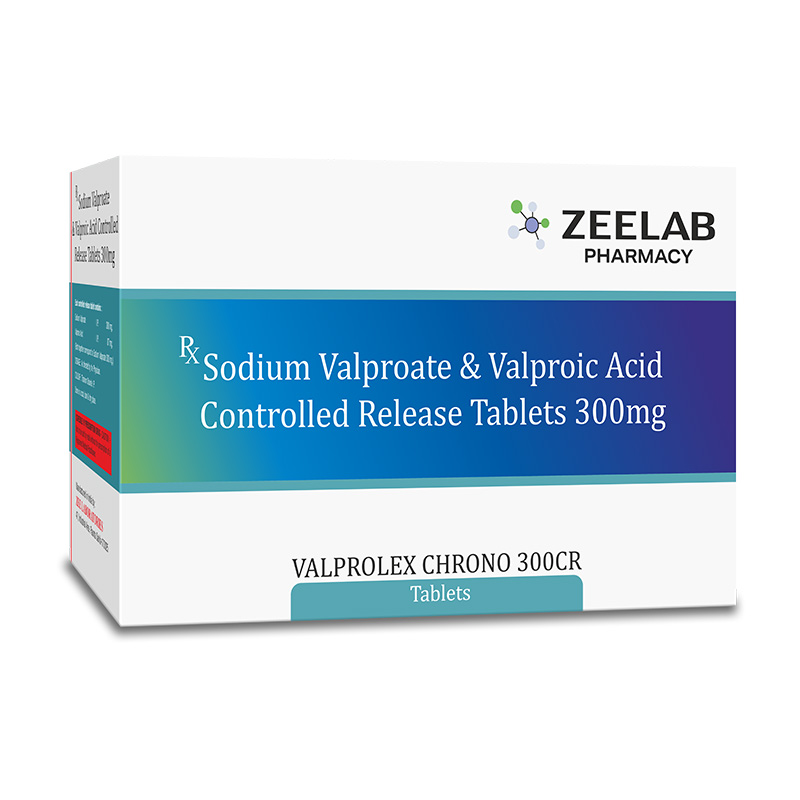 Valprolex Chrono 300 CR Tablet - Price, Uses, Benefits, Side Effect