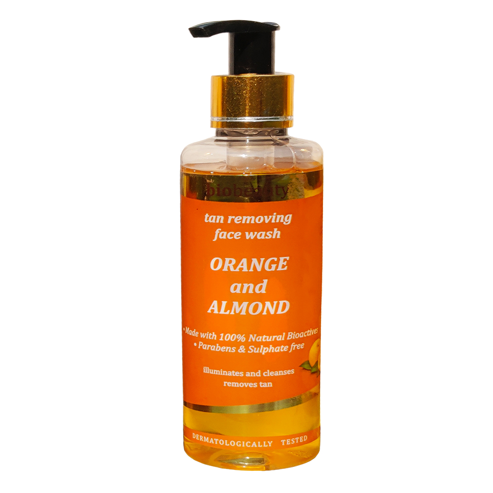 Bio Beauty Orange and Almond Tan Removal Face Wash, 200 ml - ZEELAB ...