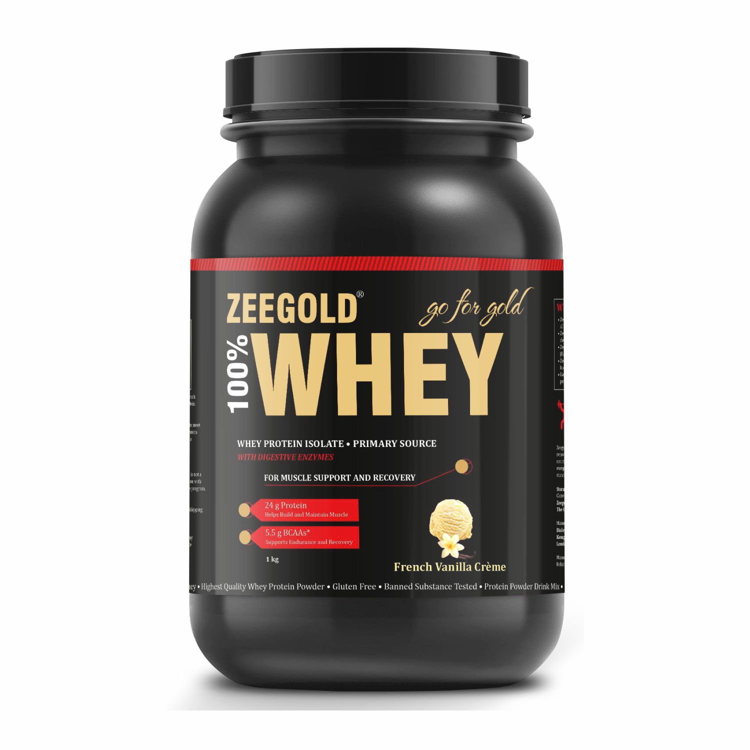ZEEGOLD 100% Whey Protein Vanilla Flavour | Best Whey Protein from ...