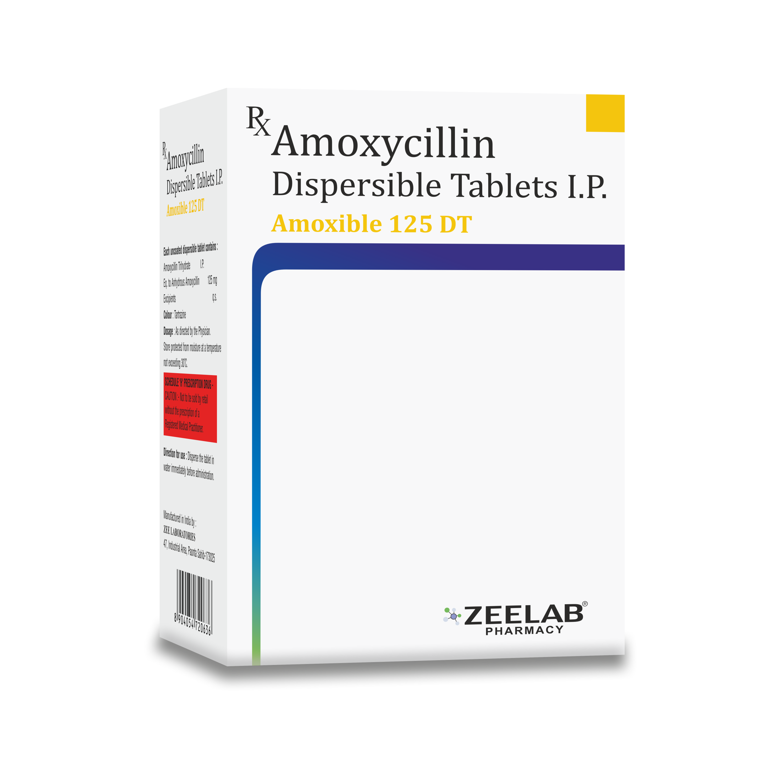 Amoxible 125 DT Antibiotic Tablet - Price, Uses, Benefits, Side Effects