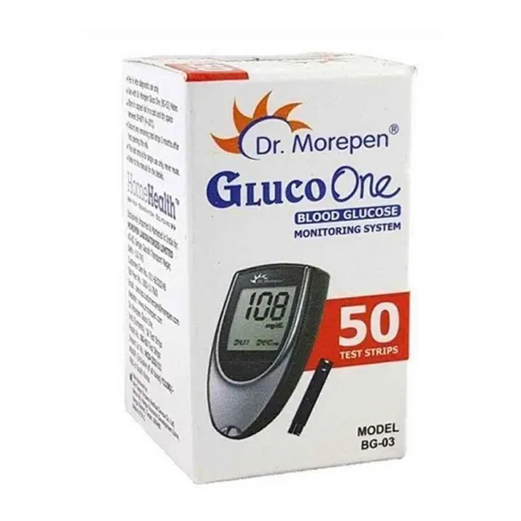 Dr. Morepen Gluco One Glucose Glucometer with 50 Strips