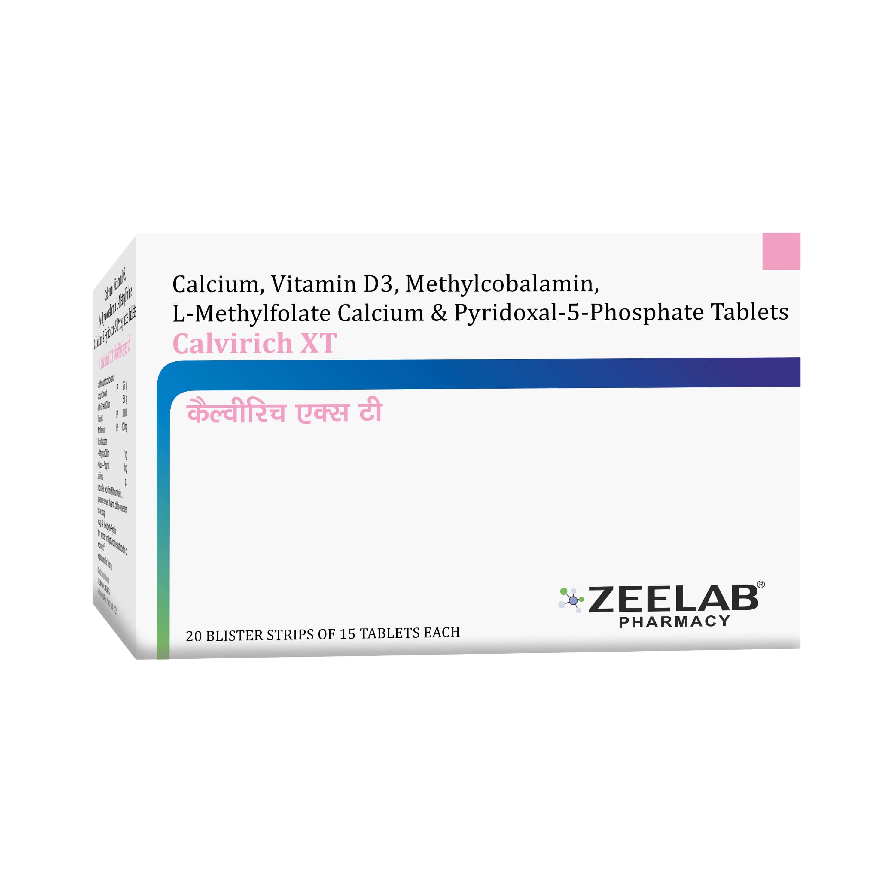 Buy Zeelab Calvirich XT Tablet Online Price in India