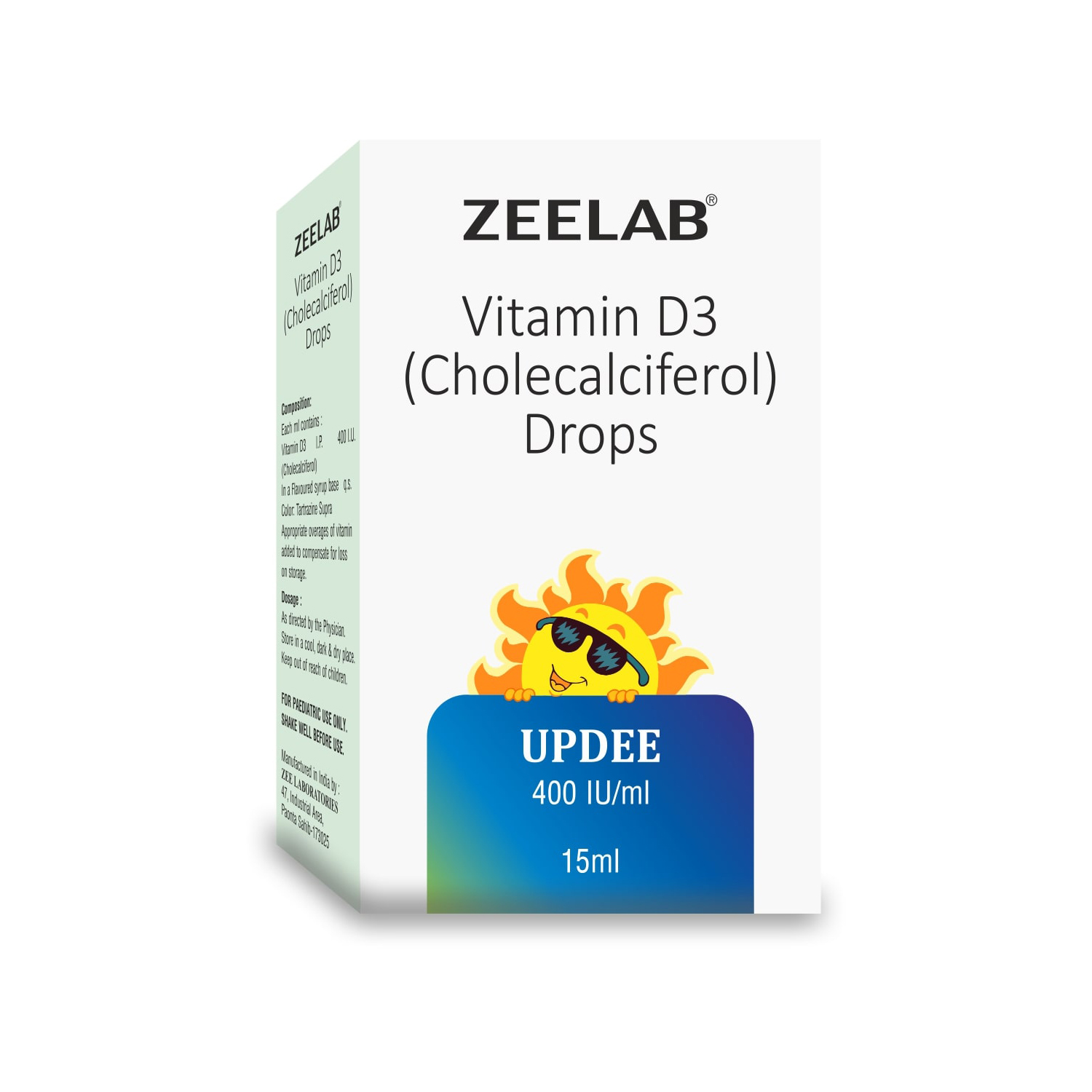 Updee Vitamin D3 400iu Drops 15ml - Uses, Price and Benefits