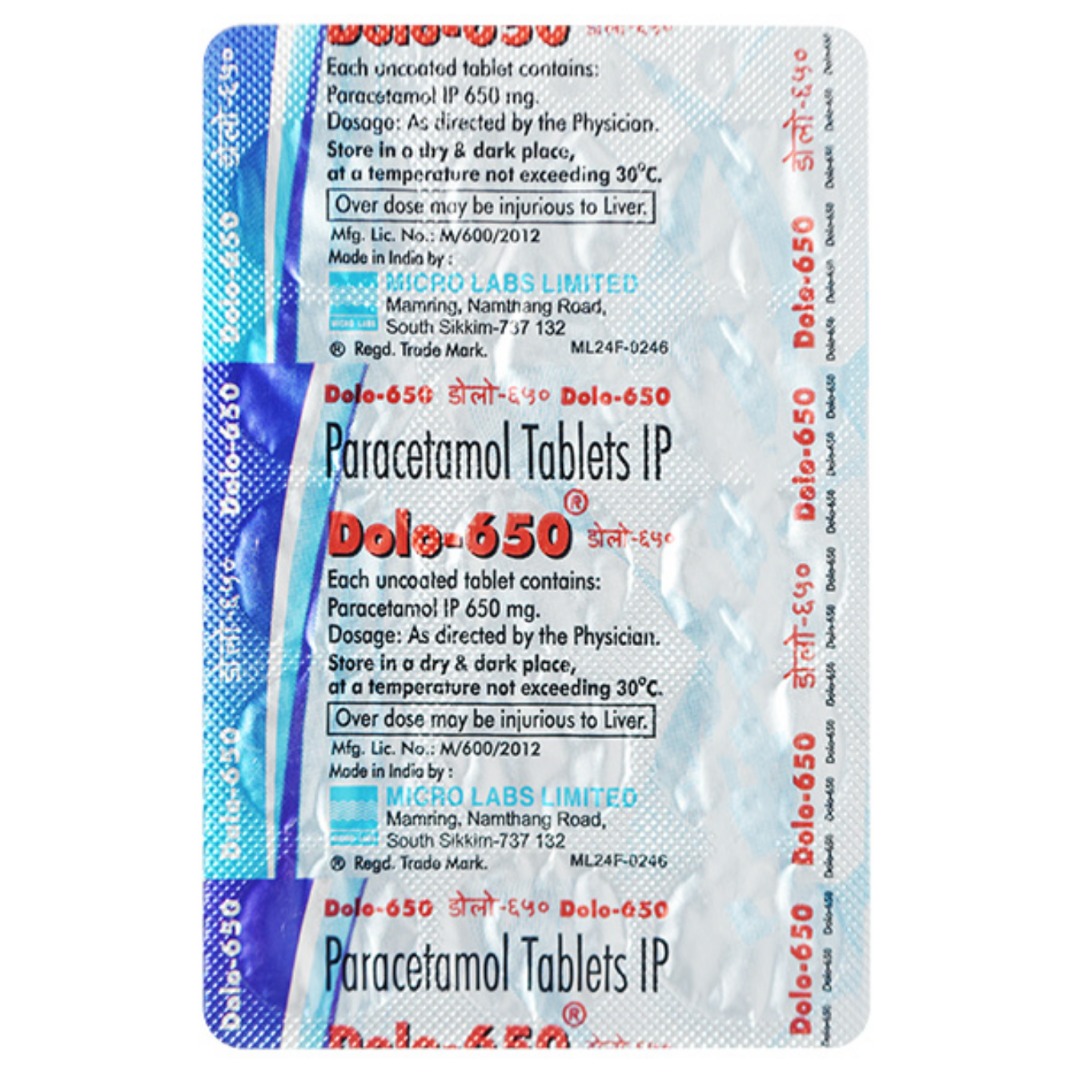 Dolo 650 Tablet - Uses, Price, Substitute, Side Effects and Benefits