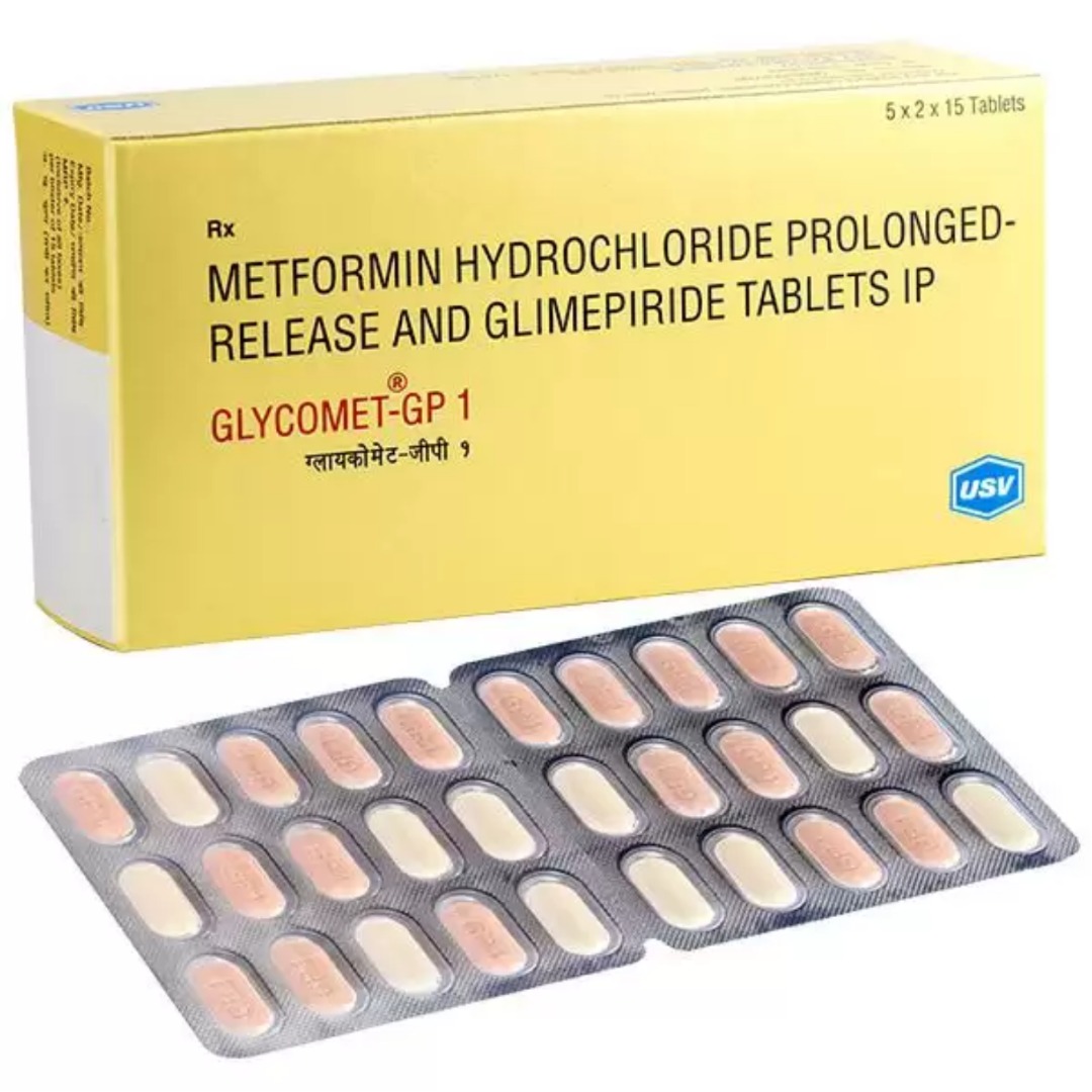 Glycomet-GP 1 Tablet PR - Uses, Price, Substitute, Side Effects and Benefits