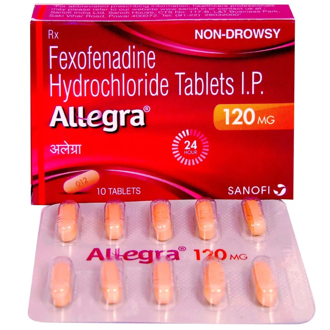 Allegra 120mg Tablet - Uses, Price, Substitute, Side Effects and Benefits