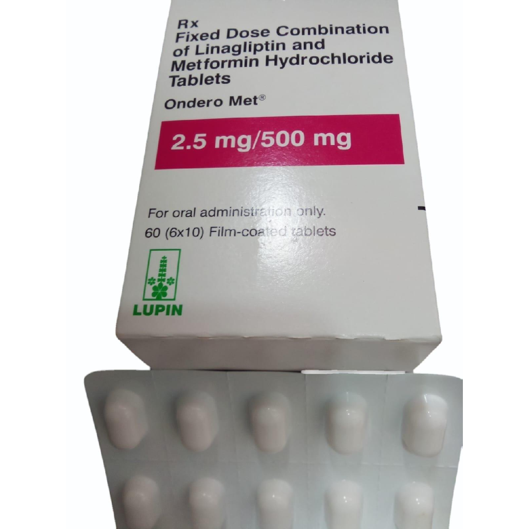 Ondero Met 2.5mg/500mg Tablet - Uses, Price, Substitute, Side Effects ...
