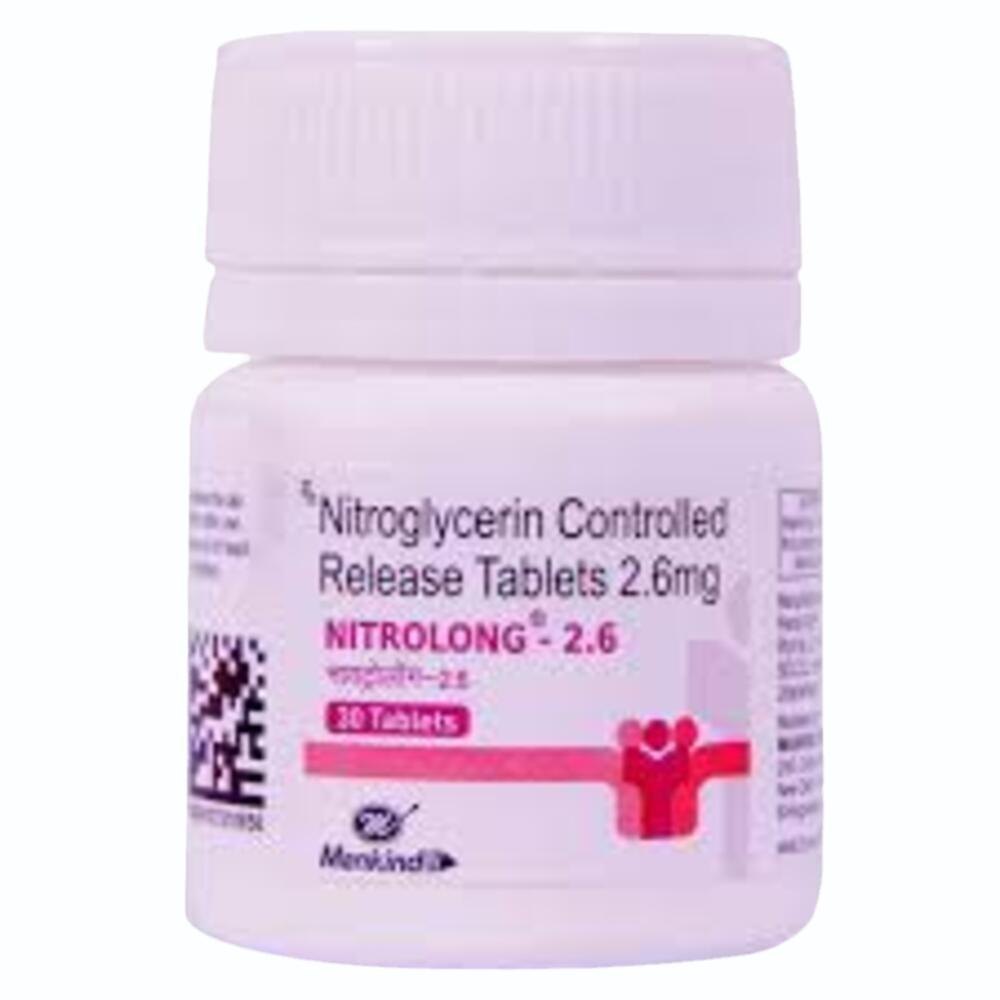 Nitrolong 2.6 Tablet CR - Uses, Price, Substitute, Side Effects and ...
