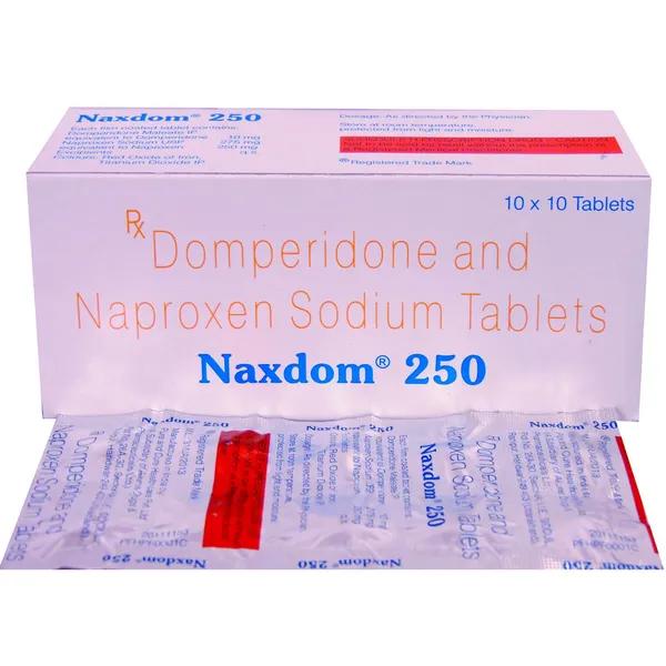 Naxdom 250 Tablet - Uses, Price, Substitute, Side Effects and Benefits