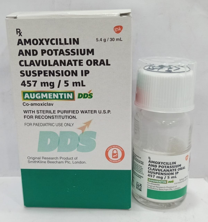 Augmentin DDS Suspension - Uses, Price, Substitute, Side Effects and ...