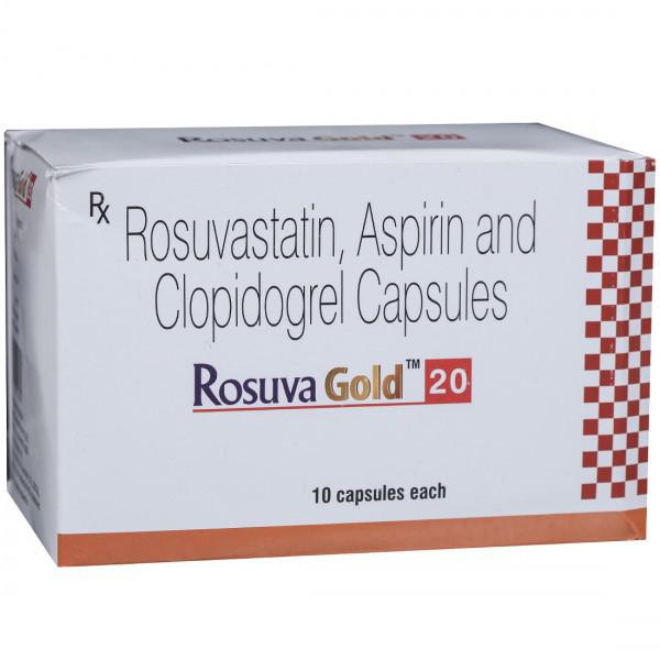 Rosuva Gold 20 Capsule - Uses, Price, Substitute, Side Effects and Benefits