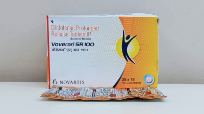 Voveran SR 100 Tablet - Uses, Price, Substitute, Side Effects and Benefits