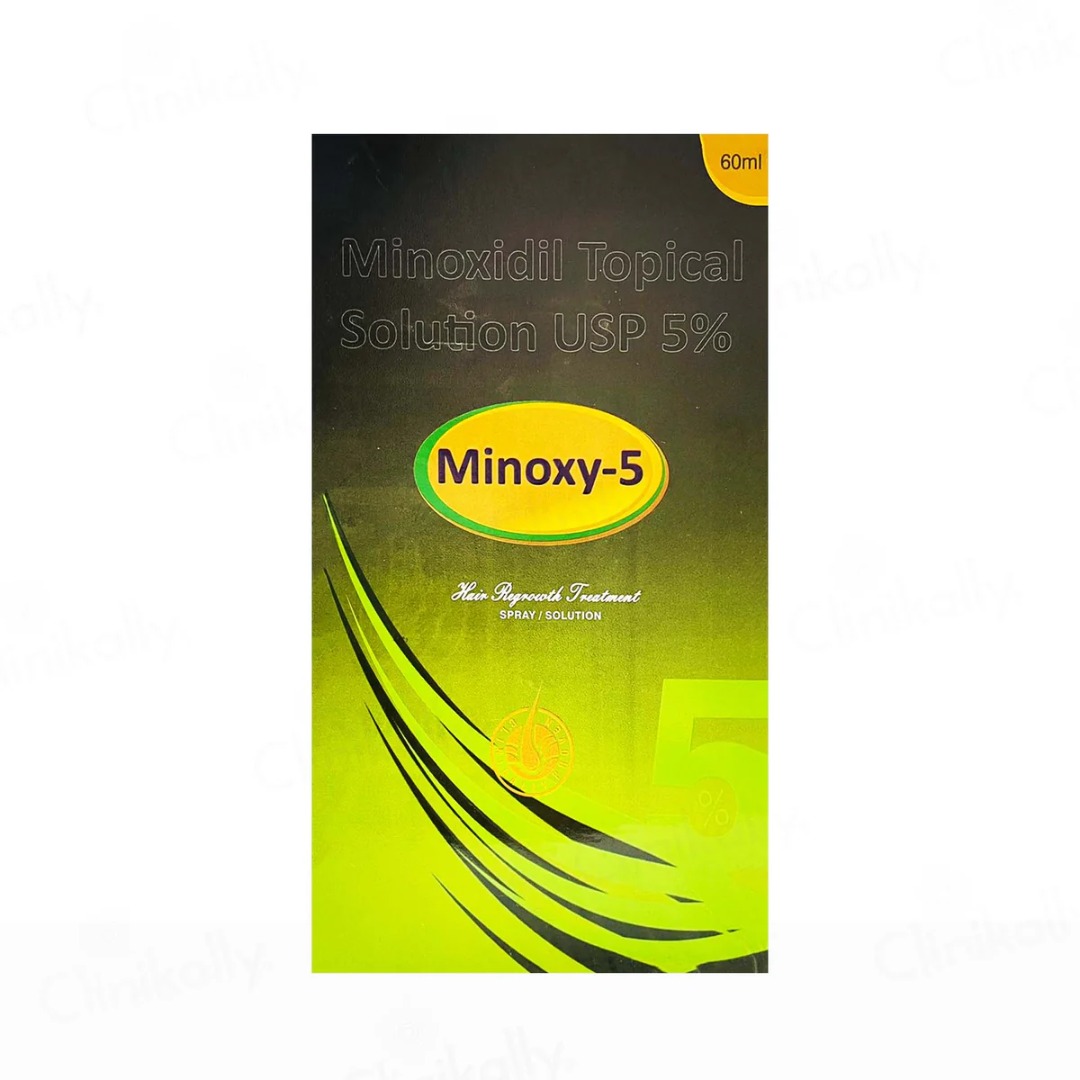 Minoxy 5% Solution - Uses, Price, Substitute, Side Effects and Benefits