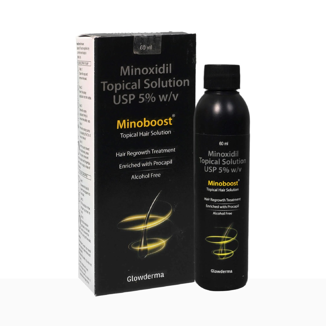 Minoboost Topical Hair Solution - Uses, Price, Substitute, Side Effects ...