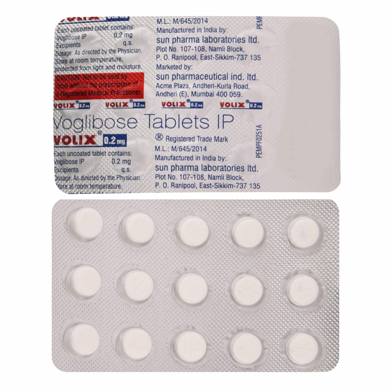 Volix 0.2mg Tablet - Uses, Price, Substitute, Side Effects and Benefits