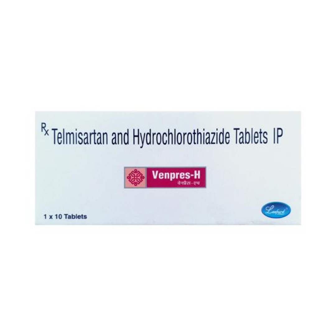 Venpres-H 40mg/12.5mg Tablet - Uses, Price, Substitute, Side Effects ...