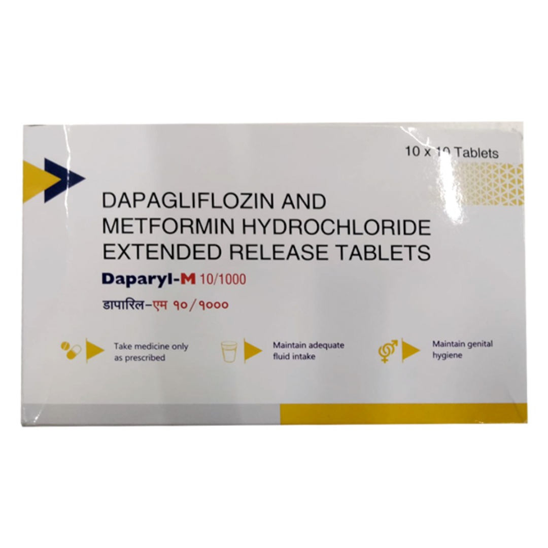 Daparyl M 10mg/1000mg Tablet ER - Uses, Price, Substitute, Side Effects ...
