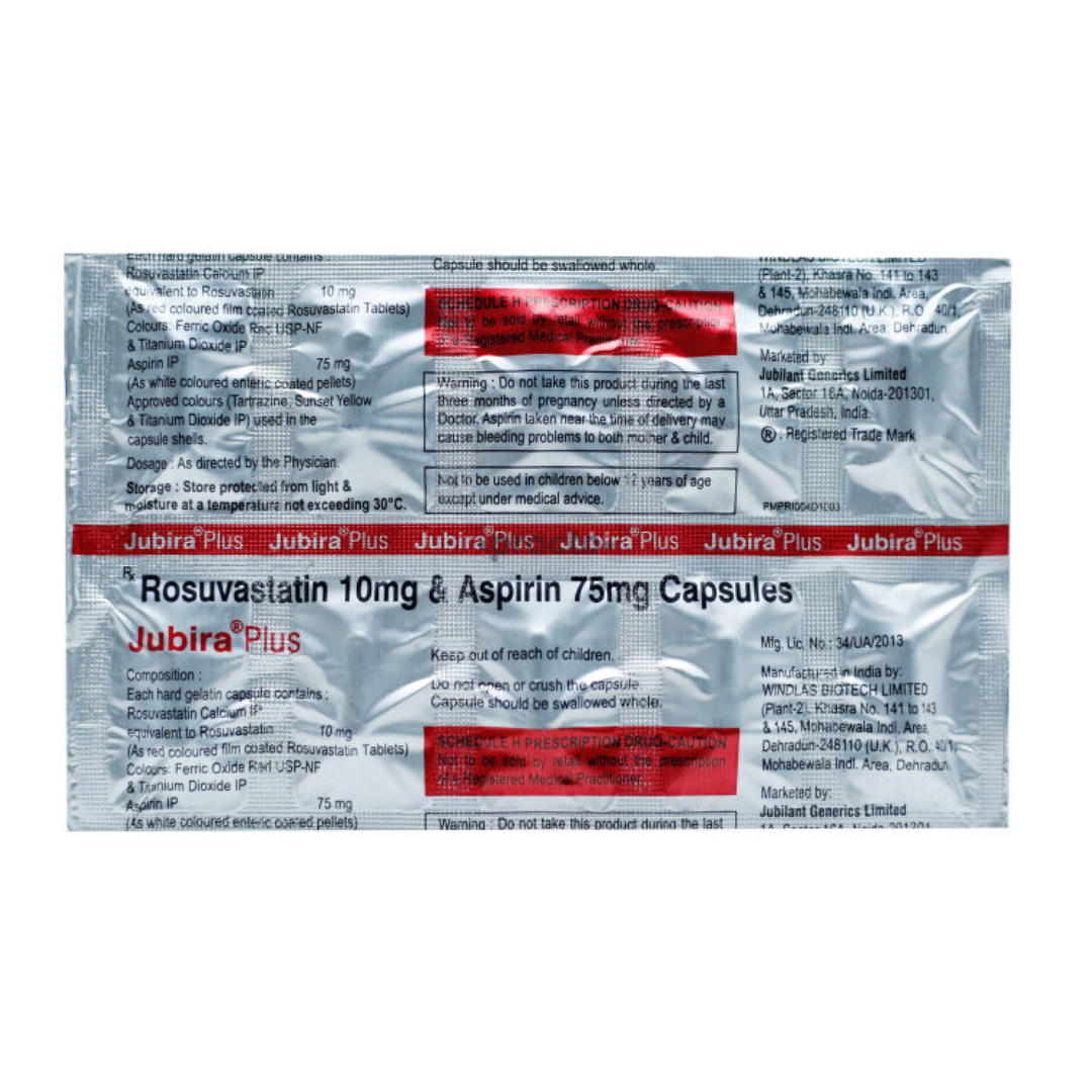 Jubira Plus 20mg/75mg Capsule - Uses, Price, Substitute, Side Effects ...