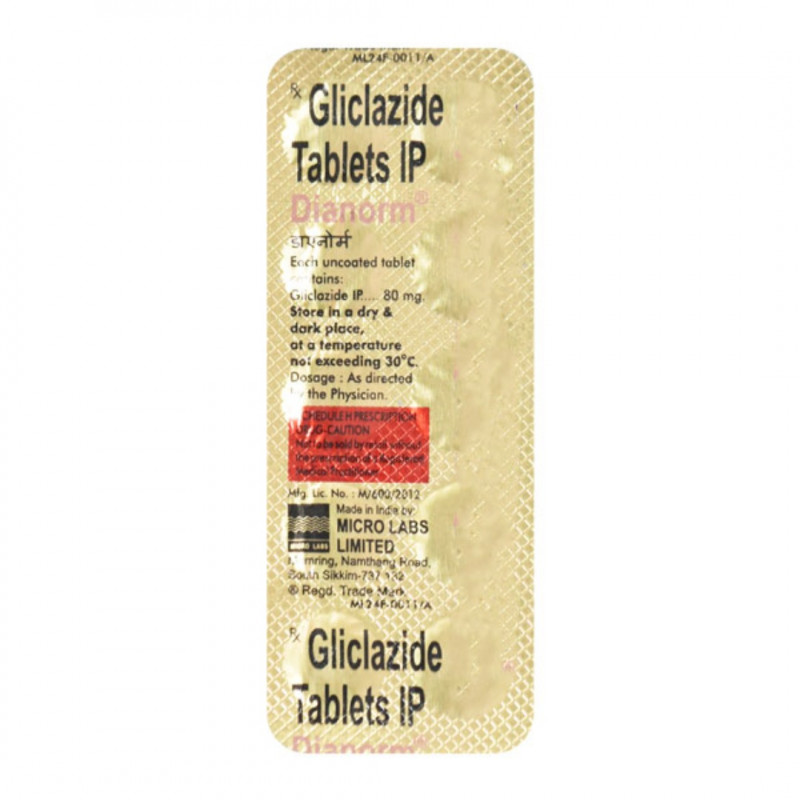 Dianorm 80mg Tablet - Uses, Price, Substitute, Side Effects and Benefits