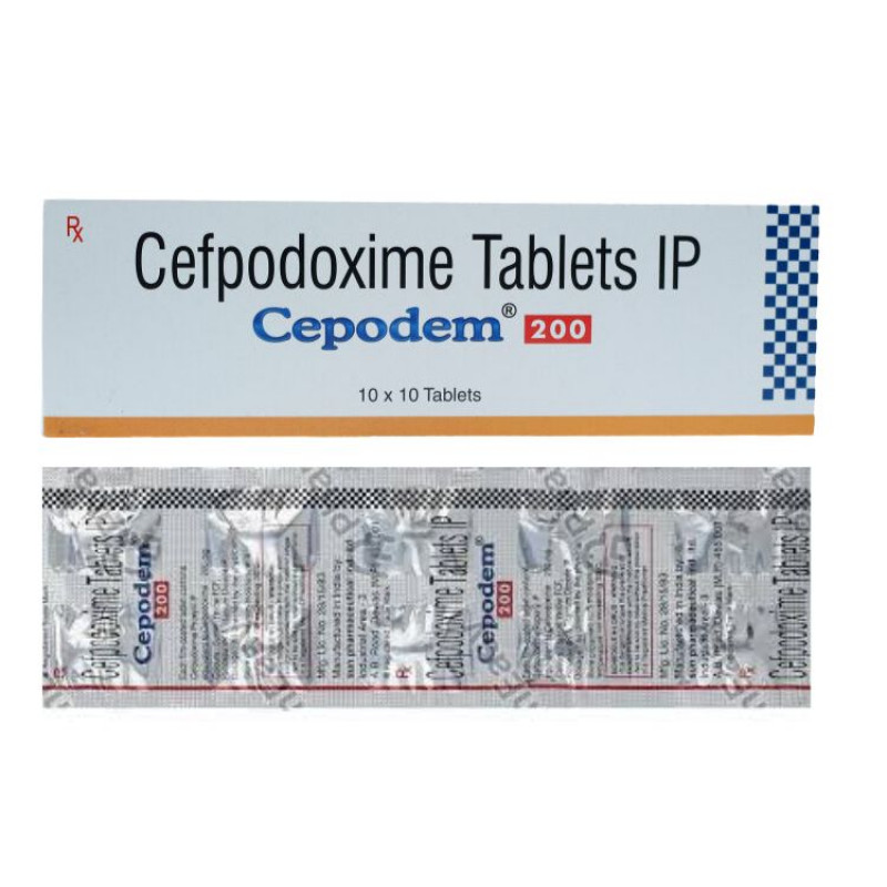 Cepodem 200 Tablet - Uses, Price, Substitute, Side Effects and Benefits