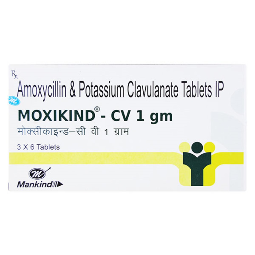 Moxikind-CV 1gm Tablet - Uses, Price, Substitute, Side Effects and Benefits