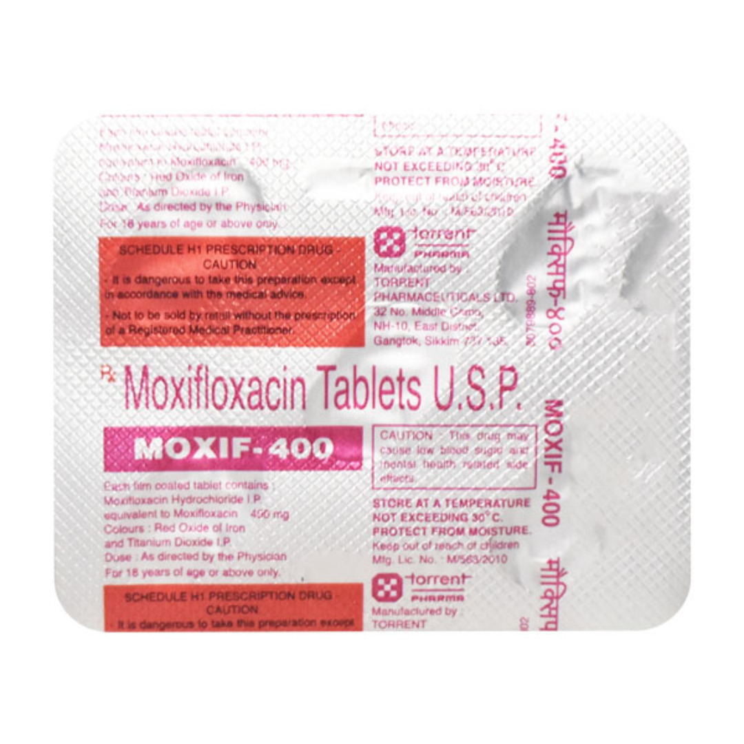 Moxif 400 Tablet - Uses, Price, Substitute, Side Effects and Benefits