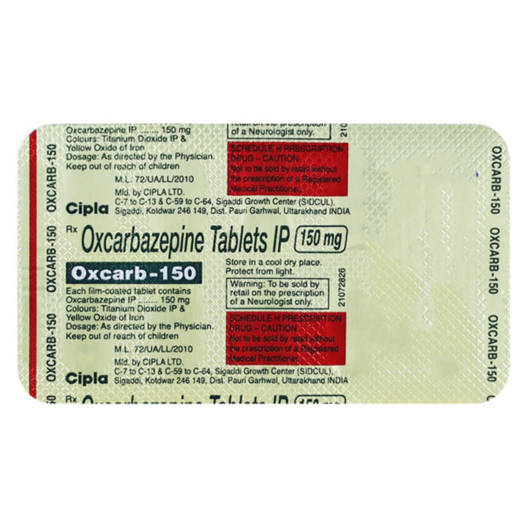 Oxcarb 150 Tablet - Uses, Price, Substitute, Side Effects and Benefits