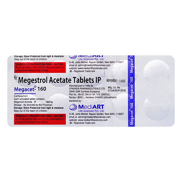 Megacet 160mg Tablet - Uses, Price, Substitute, Side Effects and Benefits