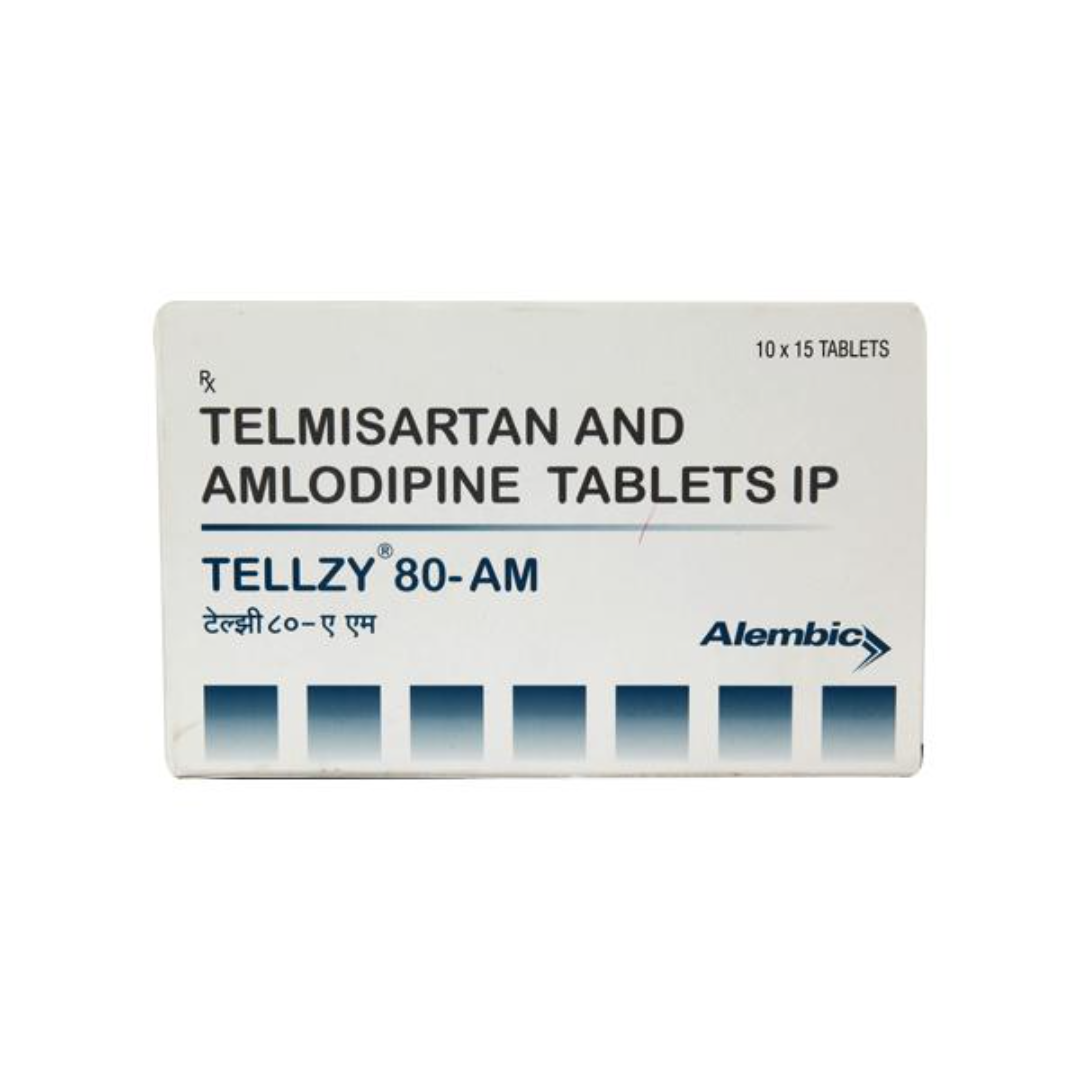 Tellzy 80-AM Tablet - Uses, Price, Substitute, Side Effects and Benefits