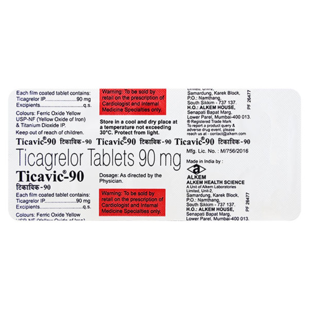 Ticavic 90 Tablet - Uses, Price, Substitute, Side Effects and Benefits