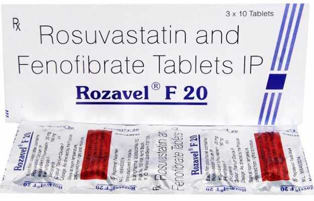Rozavel F 20 Tablet - Uses, Price, Substitute, Side Effects and Benefits