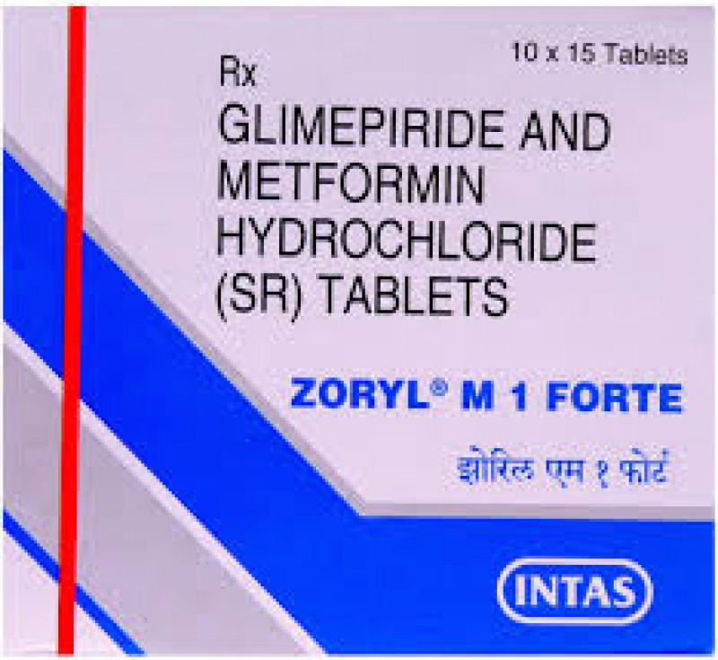 Zoryl M 1 Forte Tablet PR - Uses, Price, Substitute, Side Effects and Benefits