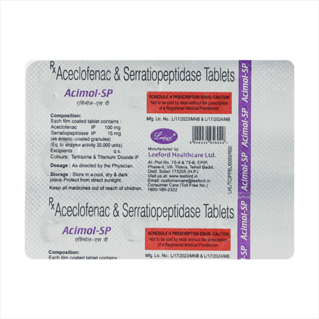 Acimol-SP Tablet - Uses, Price, Substitute, Side Effects and Benefits