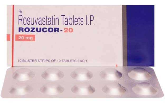 Rozucor 20 Tablet - Uses, Price, Substitute, Side Effects and Benefits