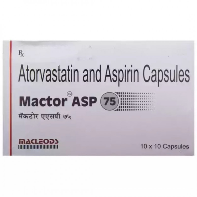 Mactor ASP 75 Capsule - Uses, Price, Substitute, Side Effects and Benefits