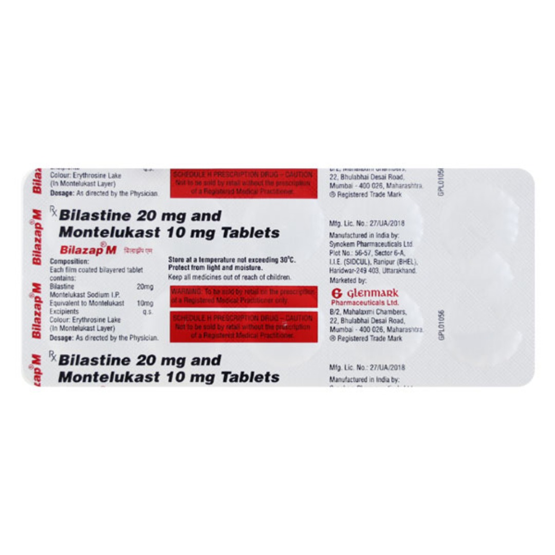 Bilacip M Tablet - Uses, Price, Substitute, Side Effects and Benefits