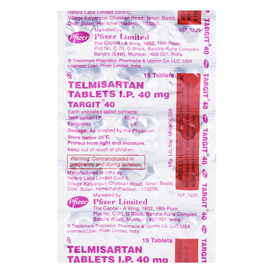 Targit 40 Tablet - Uses, Price, Substitute, Side Effects and Benefits