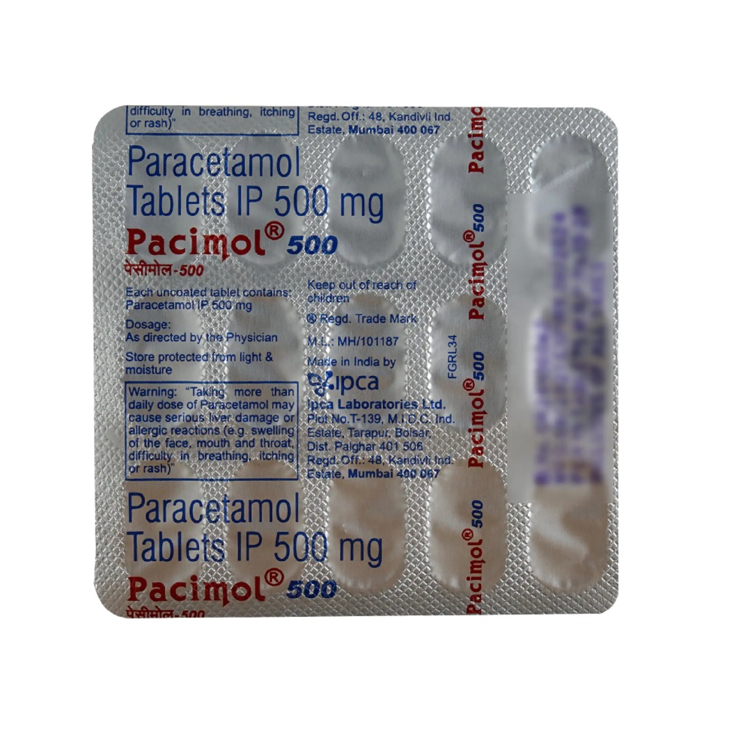 Pacimol 500 Tablet - Uses, Price, Substitute, Side Effects and Benefits