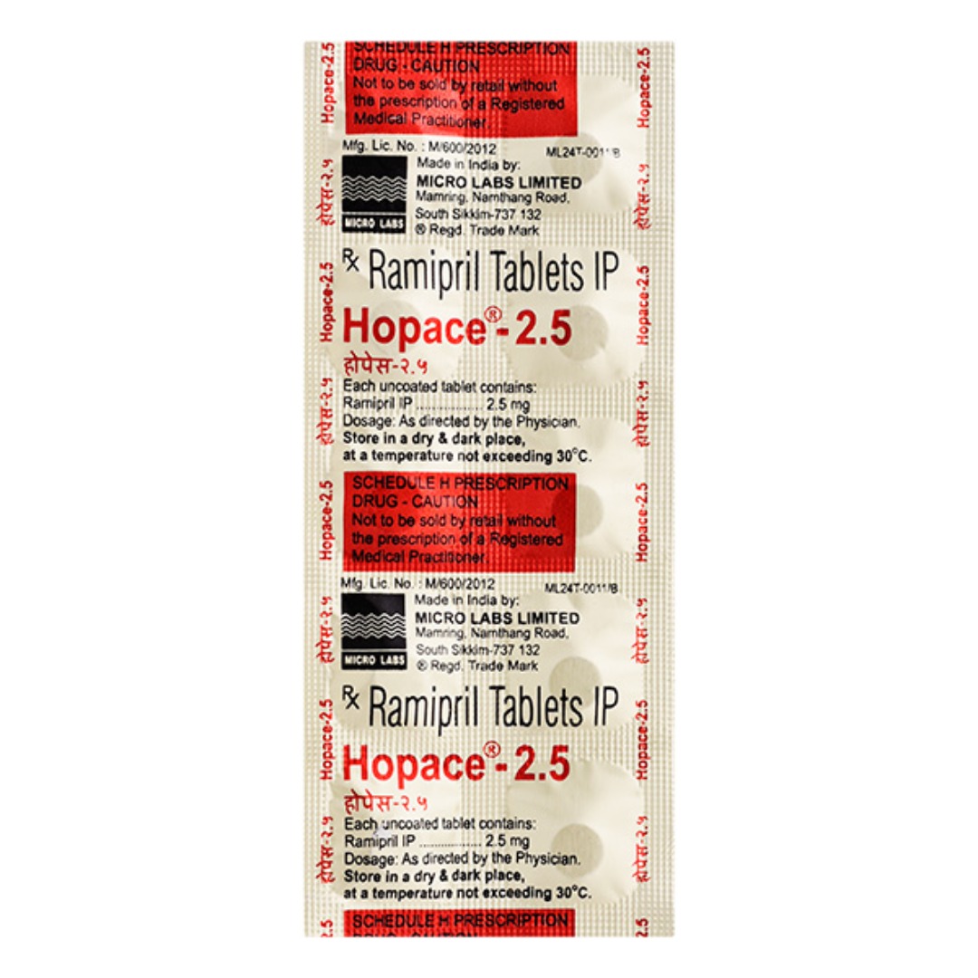 Hopace 2.5 Tablet - Uses, Price, Substitute, Side Effects and Benefits
