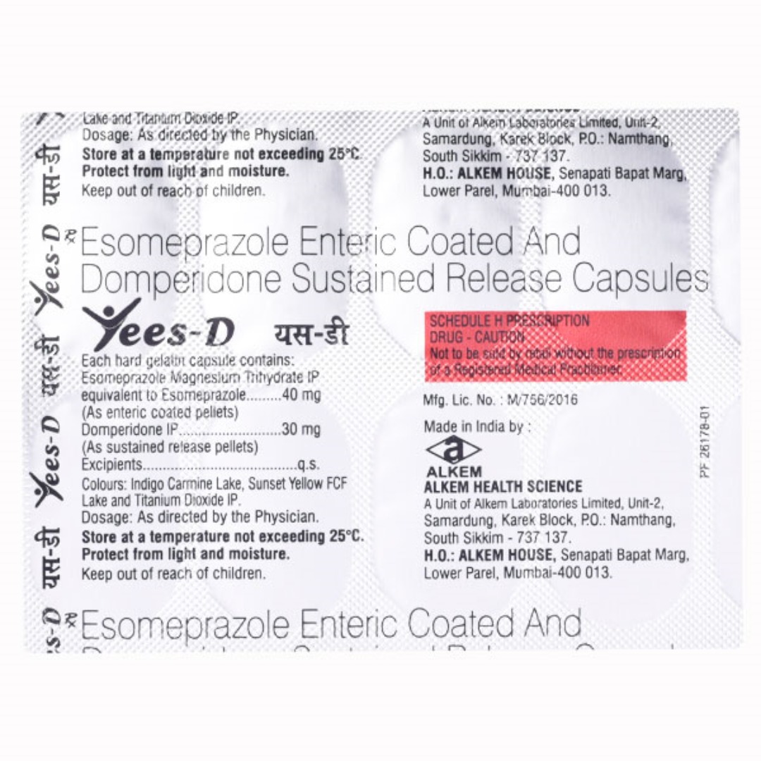 Yees-D Capsule SR - Uses, Price, Substitute, Side Effects and Benefits