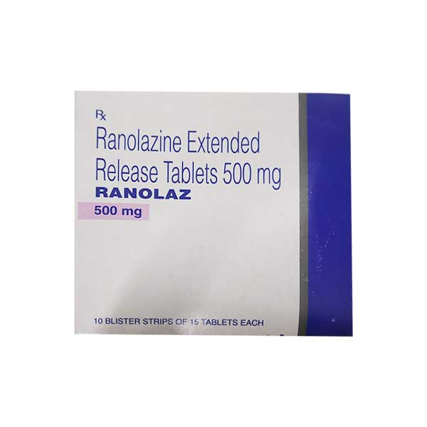 Ranolaz 500 Tablet ER - Uses, Price, Substitute, Side Effects and Benefits