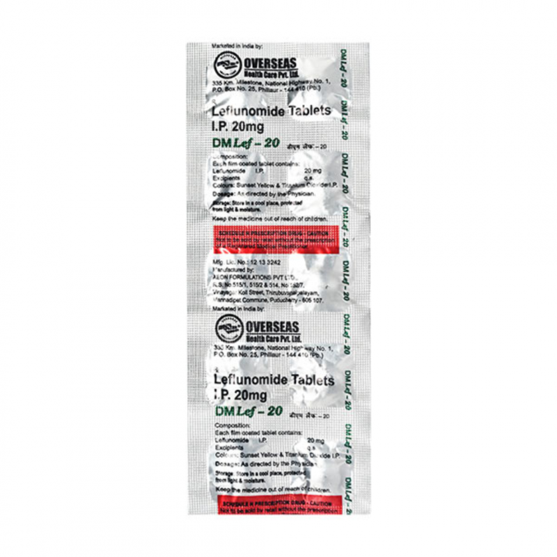 DM Lef 20 Tablet - Uses, Price, Substitute, Side Effects and Benefits