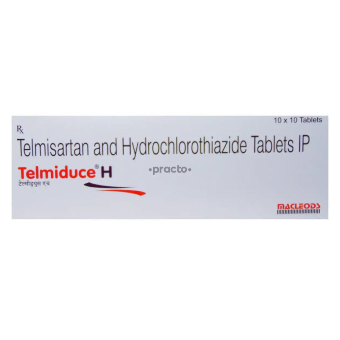 Telmiduce H 40mg/12.5mg Tablet - Uses, Price, Substitute, Side Effects ...