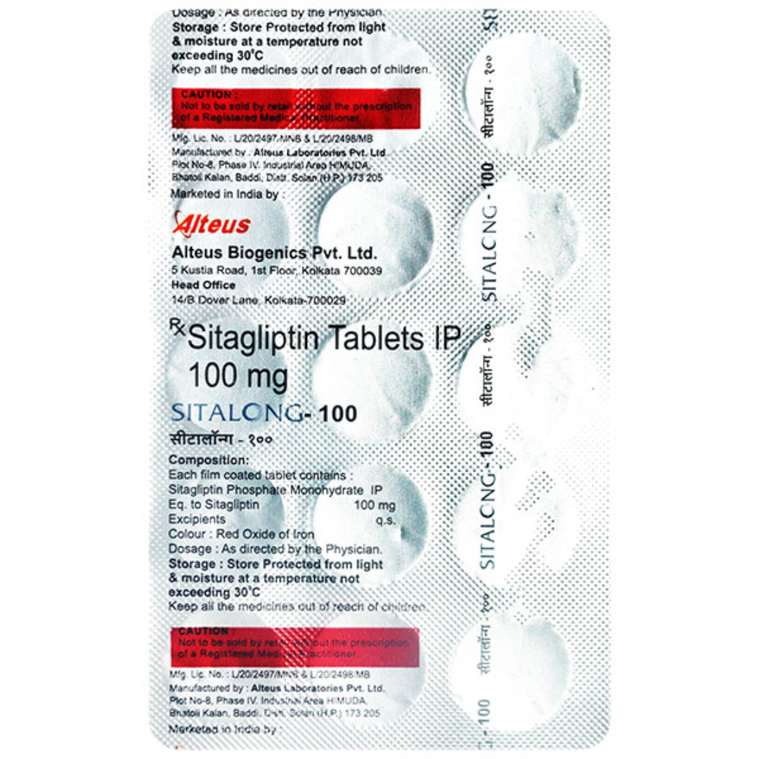 Sitalong 100mg Tablet - Uses, Price, Substitute, Side Effects and Benefits