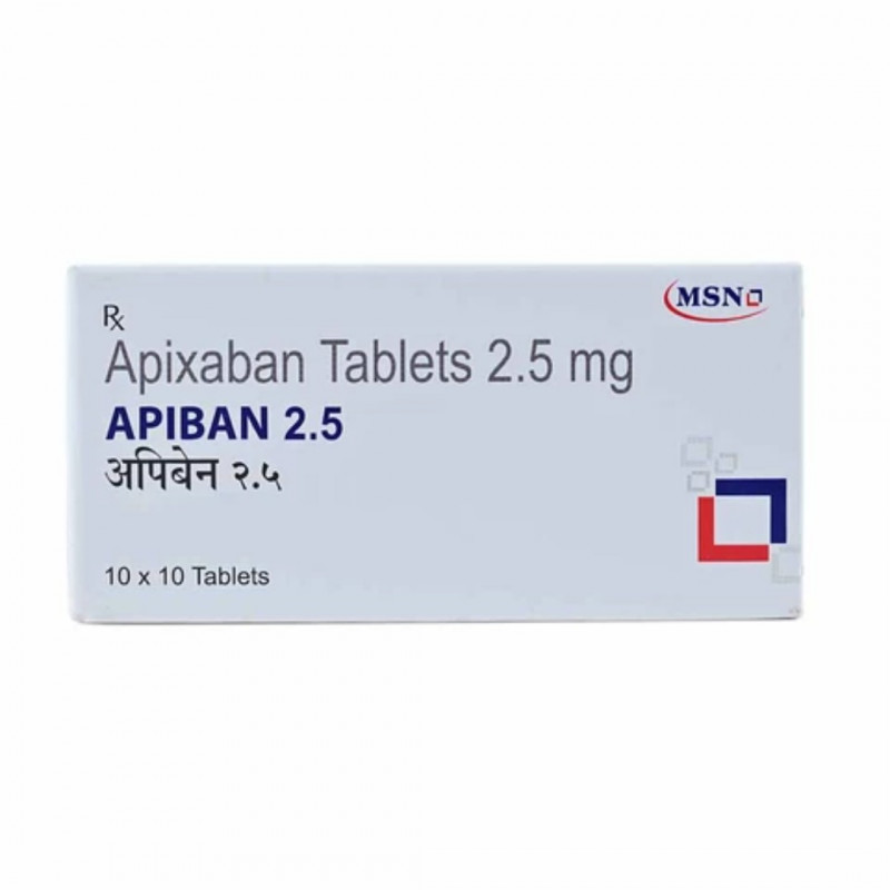Apiban 2.5mg Tablet - Uses, Price, Substitute, Side Effects and Benefits